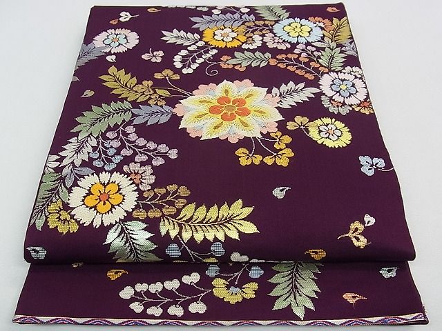 平和屋本店■最高級　龍村平蔵製　六通太鼓柄　本袋帯　唐織　天平花筐文　金銀糸　逸品　CZAA0571s4