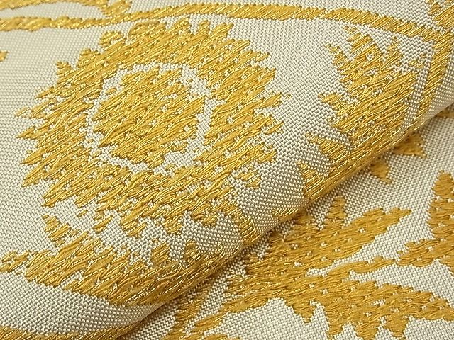 平和屋本店□極上 洛風林 工芸帯地 九寸名古屋帯 枝花