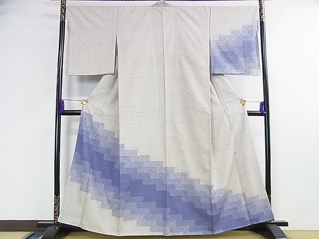 平和屋本店■極上　訪問着　紬地　高島屋扱い　逸品　未使用　DZAA1658kh4