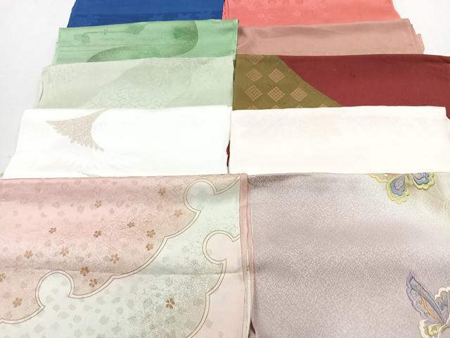 平和屋着物★和装小物　上質な帯揚げ　10枚セット　逸品　CAAK2745xe