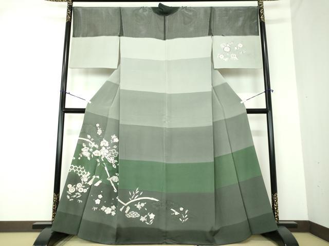 平和屋着物●中国三大刺繍　スワトウ刺繍　汕頭刺繍　総刺繍　訪問着　辻が花　正絹　逸品　DAAQ3205ps