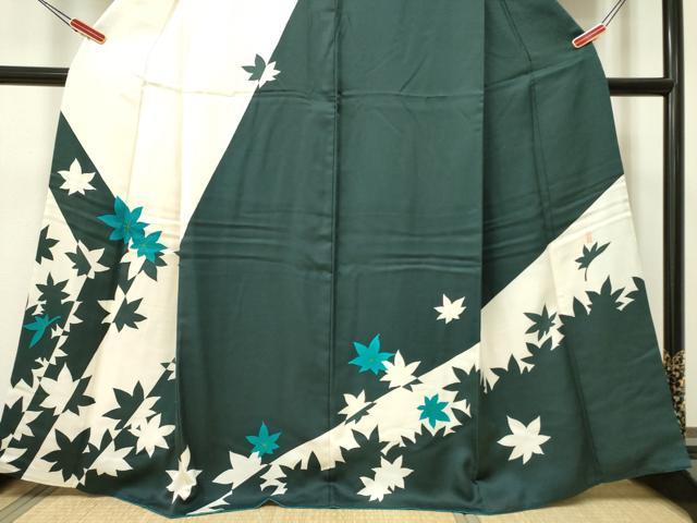 平和屋着物○訪問着 作家物 舞楓文 正絹 逸品 DAAR0288yyy