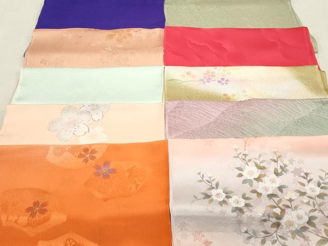 平和屋本店■和装小物　帯揚げ10枚　逸品　未使用　DZAA10761kh5