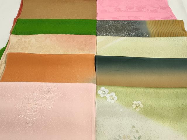 平和屋本店■和装小物　帯揚げ10枚　逸品　未使用　DZAA10785kh5