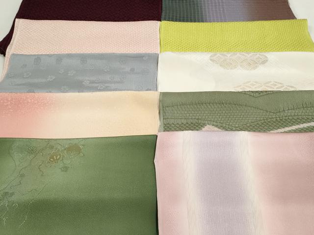 平和屋本店■和装小物　帯揚げ10枚　逸品　未使用　DZAA10740kh5