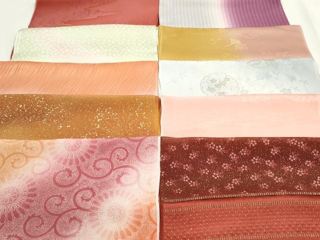 平和屋本店■和装小物　帯揚げ10枚　逸品　未使用　DZAA10747kh5