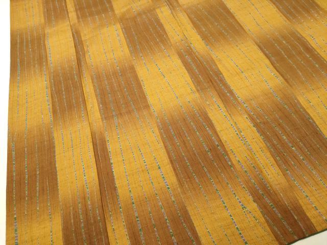 平和屋着物●上質な紬　間道　暈し染め　正絹　逸品　DAAR4397tw