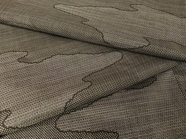 平和屋着物●本場大島紬　９マルキ　霞文　正絹　逸品　未使用　AAAT9390np