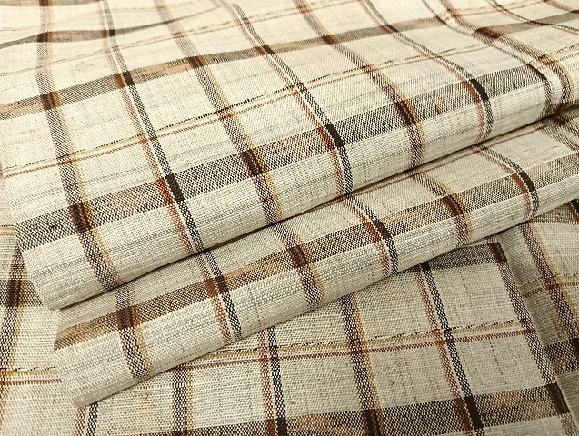 平和屋着物●国指定重要無形文化財　本場久米島紬　手織　正絹　逸品　AAAT9457np