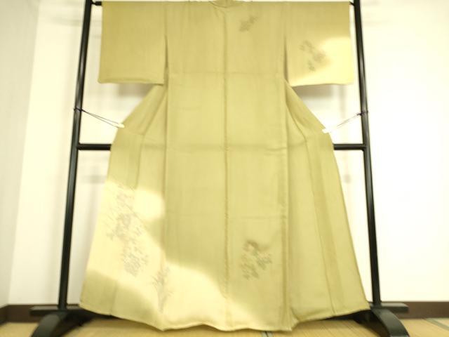 平和屋着物▽訪問着　無双　紗袷　紗×絽　吉祥花文　暈し染め　正絹　逸品　DAAS0291az