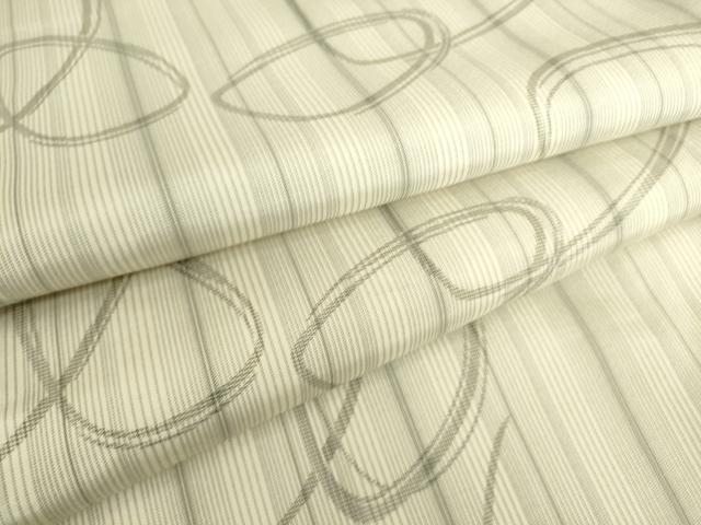 平和屋着物▽小紋　単衣　抽象柄　洗える着物　DAAS0207az