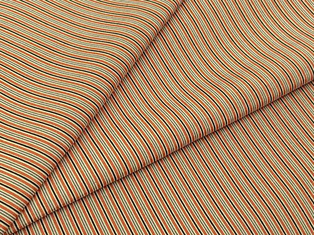 平和屋着物▽上質な小紋　単衣　縞　正絹　逸品　BAAT0421yt