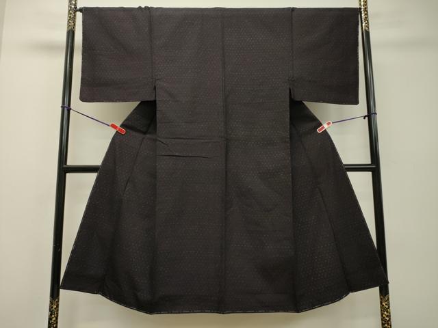 平和屋着物●男性　紬　絣文様　正絹　逸品　未使用　DAAS2232tw