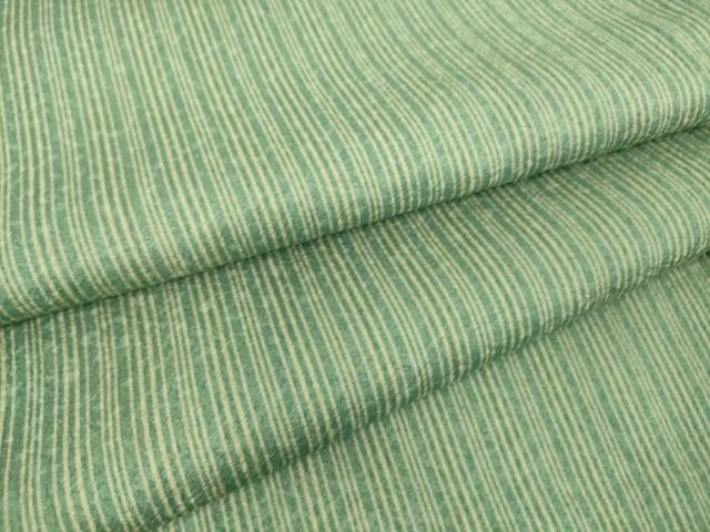 平和屋着物▽小紋　単衣　縞　洗える着物　未使用　DAAS0360az