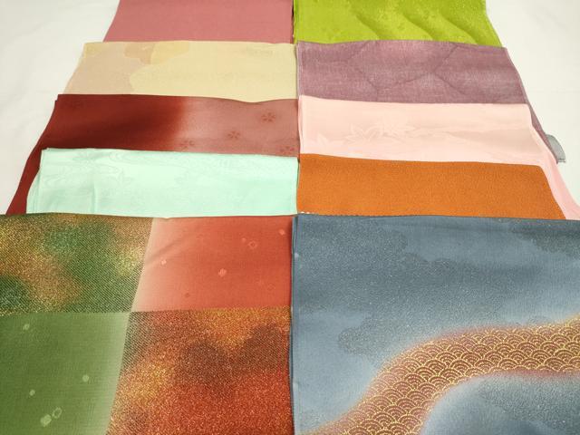 平和屋本店■和装小物　帯揚げ10枚　逸品　未使用　DZAA10892kh5