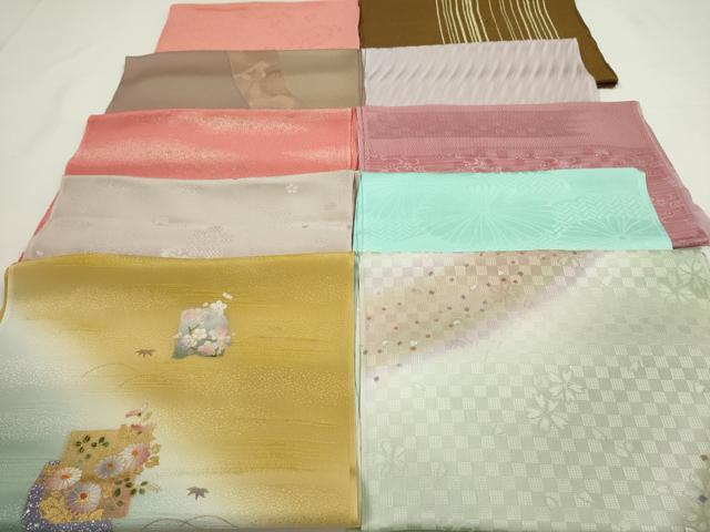 平和屋本店■和装小物　帯揚げ10枚　逸品　未使用　DZAA10921kh5