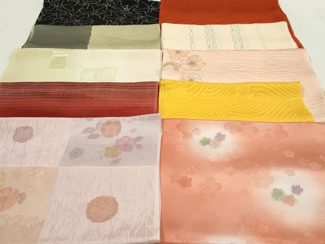 平和屋本店■和装小物　帯揚げ10枚　逸品　未使用　DZAA10922kh5