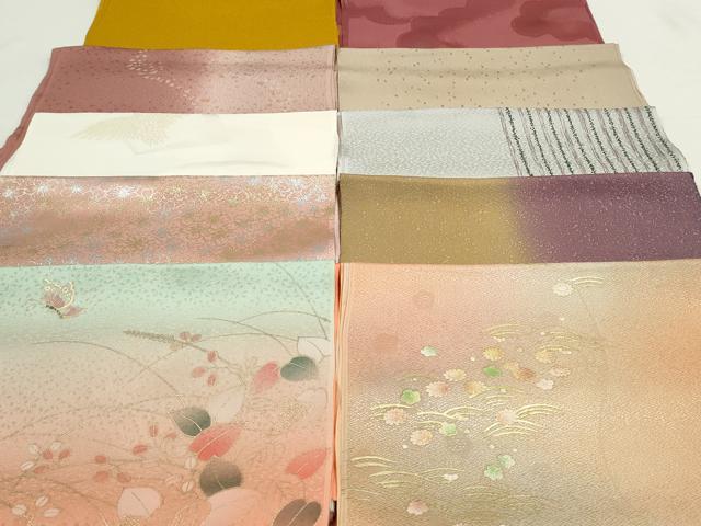 平和屋本店■和装小物　帯揚げ10枚　逸品　未使用　DZAA10924kh5