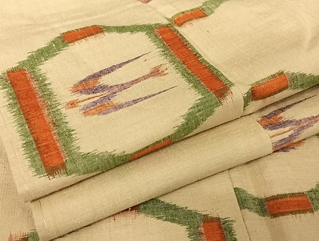 平和屋着物●上質な紬　トゥイグワー　正絹　逸品　未使用　AAAU4387np