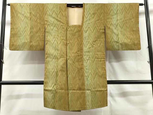 平和屋着物＃道行コート　吉祥間道　ロング丈　正絹　逸品　CAAR9121id