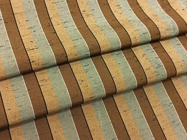 平和屋着物●上質な紬　間道　正絹　逸品　BAAT0971yc