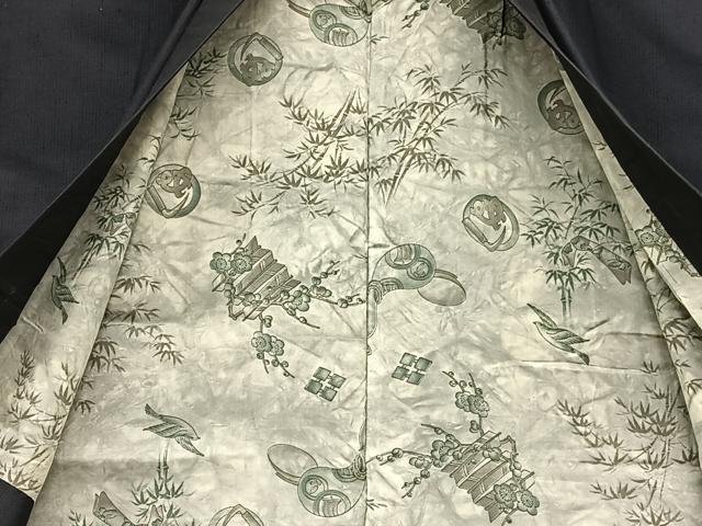 平和屋着物●男性　紬　アンサンブル　色無地　褐返色　正絹　逸品　BAAT6753hv 平和屋着物○男性 紬 アンサンブル 色無地 褐返色 正絹 逸品 BAAT6753hv