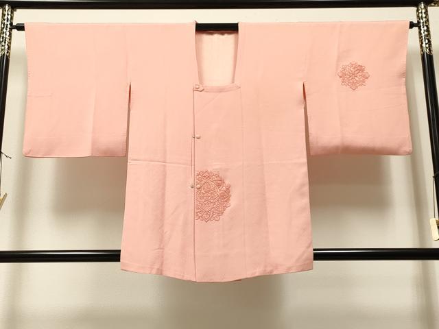 平和屋着物＃中国三大刺繍　相良刺繍　総刺繍　道行コート　正倉院花文　正絹　逸品　CAAT5639id