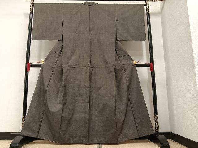 平和屋着物●本場大島紬　100亀甲　総詰め　正絹　逸品　AAAW5582ph