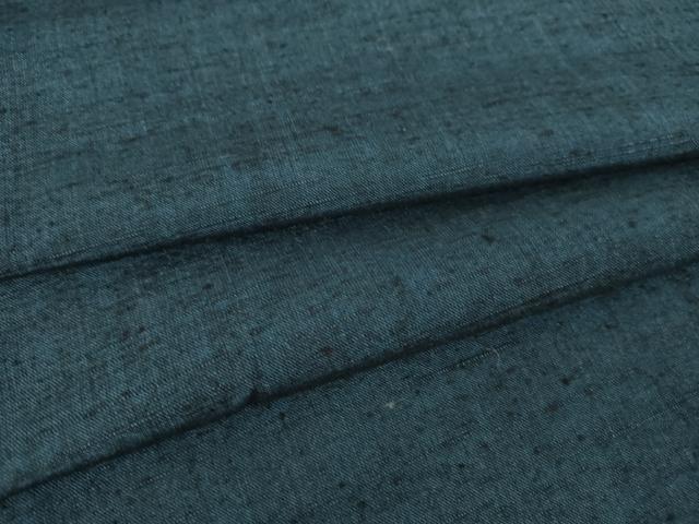 平和屋着物▽男性　紬 　単衣　 留紺色　正絹　逸品　未使用　DAAT9227az