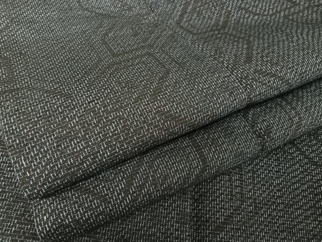 平和屋着物●上質な紬　花繋ぎ　正絹　逸品　未使用　AAAW4275np