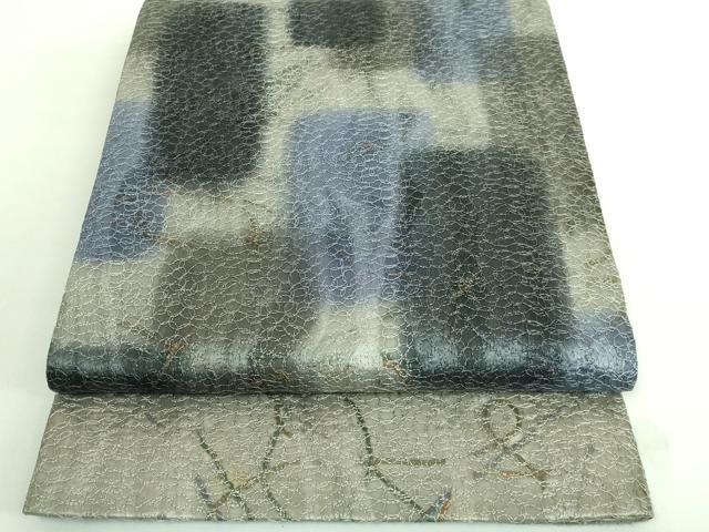 平和屋着物■極上　太鼓柄袋帯　色紙重ね　金糸　逸品　DZAA7195kh5