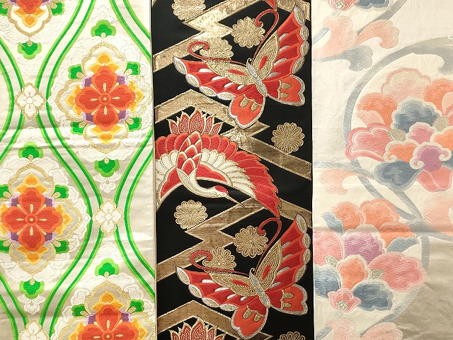 平和屋本店□袋帯 西陣 まとめて100点 鳳凰 鶴 孔雀 蝶 更紗 花