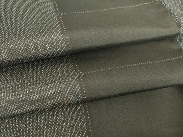 平和屋着物▽本場大島紬　単衣　9マルキ　間道　正絹　逸品　DAAT9659az