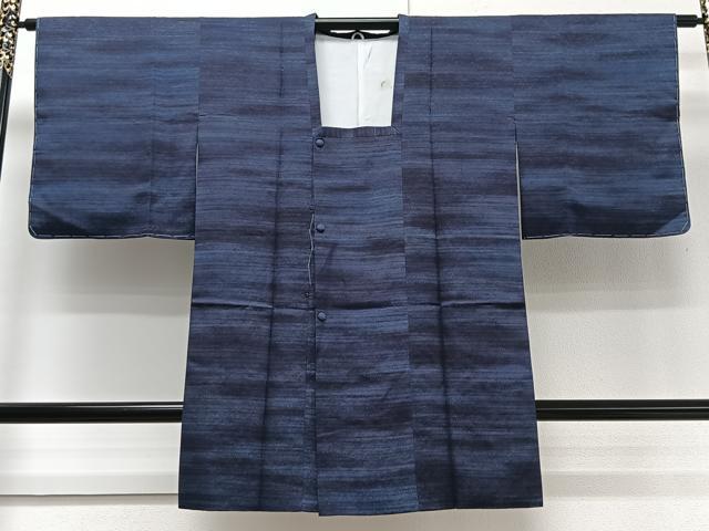 平和屋着物＃道行コート　霞文　暈し染め　ロング丈　正絹　逸品　未使用　CAAV5631id