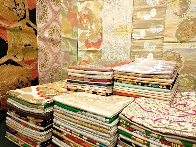 平和屋本店■袋帯 西陣 まとめて100点 鳳凰 鶴 花兎 蝶 花柄 宝相華 金銀糸 など 着用可能多数 未使用品あり 全て正絹 se3448