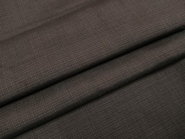 平和屋着物●男性　紬　格子　正絹　逸品　AAAZ1835ph