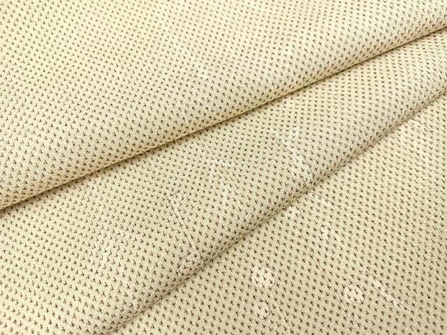 平和屋着物●本塩沢　草木間道　正絹　逸品　未使用　AAAZ1963ph