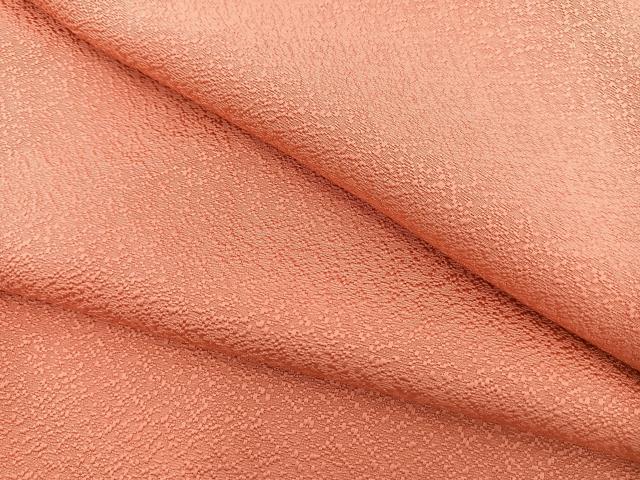 平和屋着物●上質な色無地　鉛丹色　正絹　逸品　未使用　BAAU7120gt