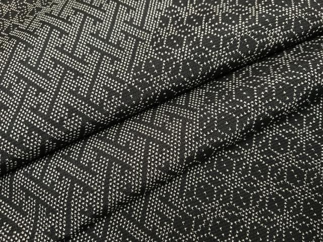 平和屋着物●お召　吉祥文　正絹　逸品　未使用　AAAZ8884ph