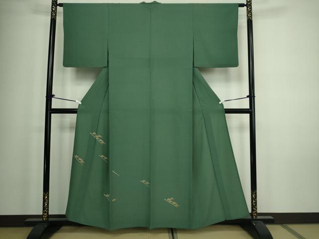 平和屋着物▽色留訪問着　単衣　抽象文様　さんび謹製　洗える着物　DAAW9185sf