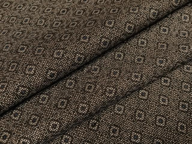 平和屋着物●本場大島紬　龍郷絣　正絹　逸品　AABA4318ph