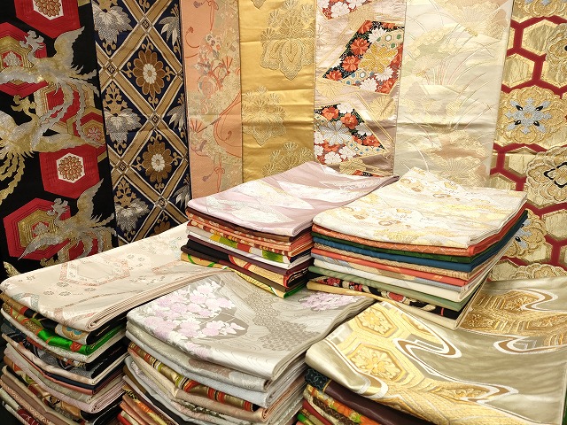 平和屋本店■袋帯 西陣 まとめて100点 鳳凰 鴛鴦 蝶 花柄 宝相華 楽器 佐賀錦 金銀糸 など 着用可能多数 未使用品あり 全て正絹 se3636