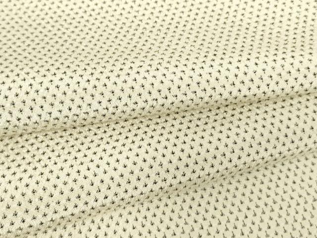 平和屋着物▽本塩沢　単衣　蚊絣文　正絹　逸品　DAAV5844az