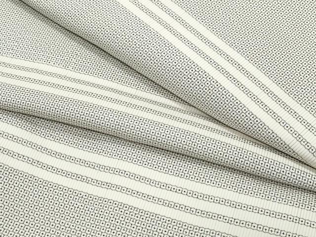平和屋着物●本場大島紬　白大島　100亀甲　横段文　正絹　逸品　CAAY2812vf