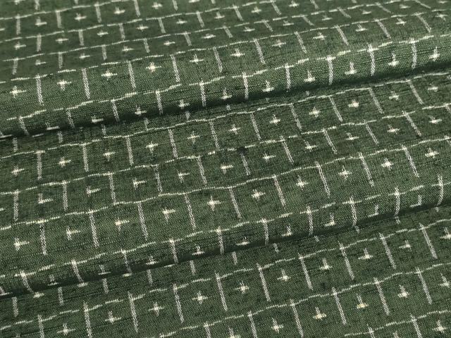 平和屋着物▽男性　紬　単衣　亀甲柄　正絹　逸品　DAAV5959az