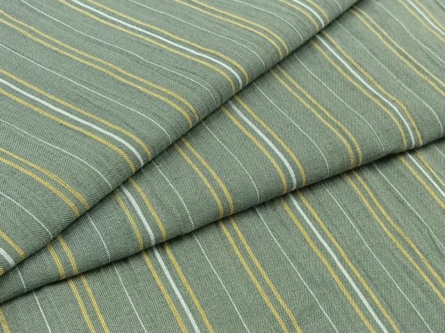 平和屋着物▽男性　単衣　縞　正絹　逸品　AABB2479jh