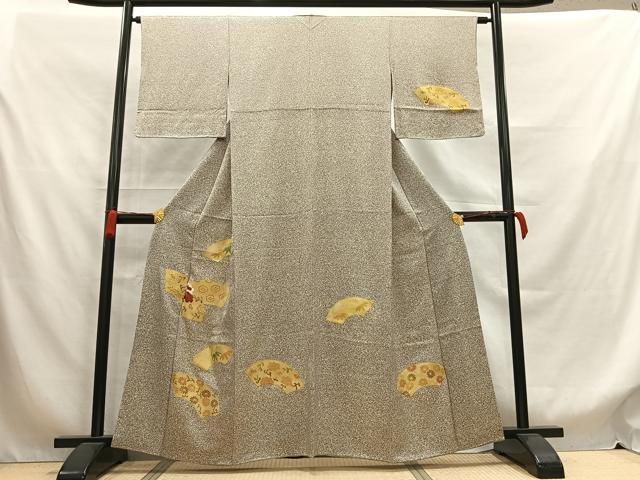 訪問着 単品 販売 女性 礼装 正装 フォーマル 洗える着物 袷 桜 花唐草