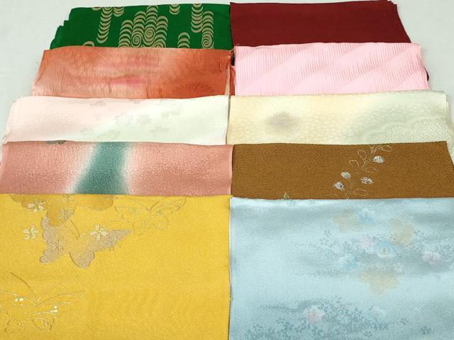 平和屋着物★和装小物　帯揚げ10枚　正絹　逸品　DAAV8191by