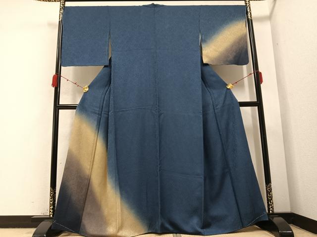 平和屋着物●訪問着　花地紋　暈し染め　正絹　逸品　AABB4383ph