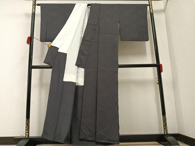 平和屋着物○江戸小紋 角通し 正絹 逸品 AABB4374ph